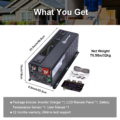 6000 Watt Inverter 24Vdc to 120V 240Vac Split Phase Pure Sine Wave ...